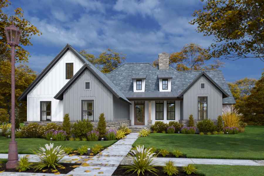 One Story Farmhouse Design House